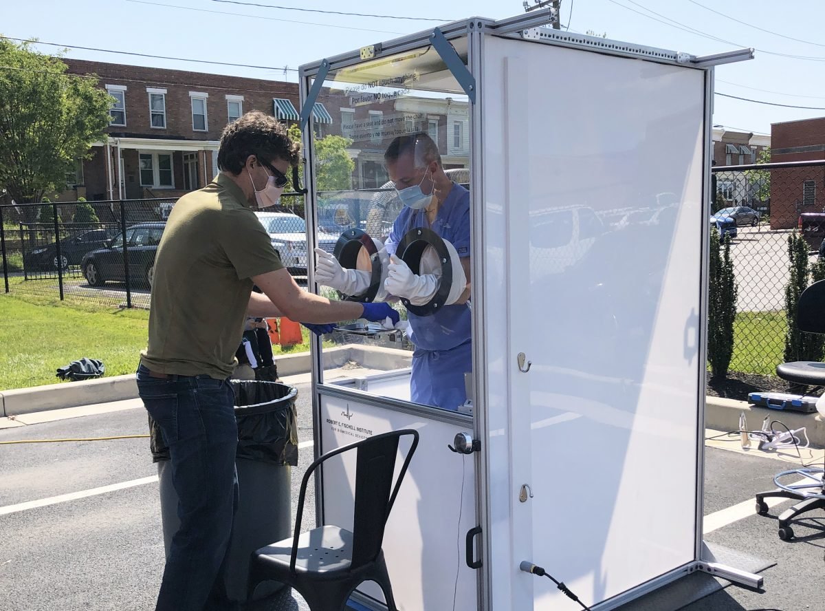 Mobile COVID-19 testing booths keep healthcare providers safe, CBS ...