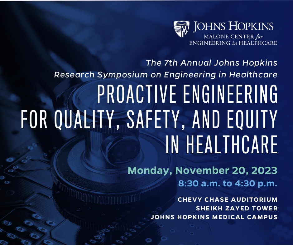 2023 Symposium – Johns Hopkins Malone Center for Engineering in Healthcare